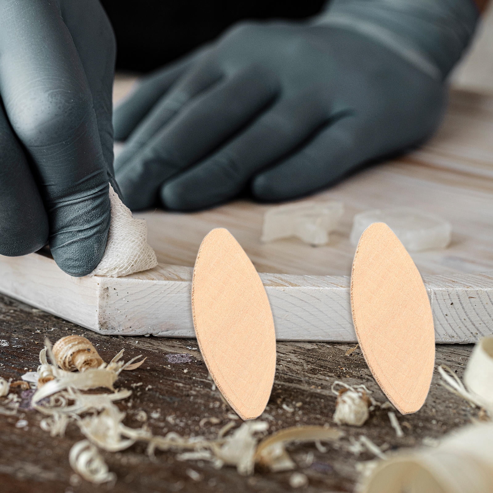 OUNONA 100pcs Wood Joiner Biscuits for Industrial Use Precision ...