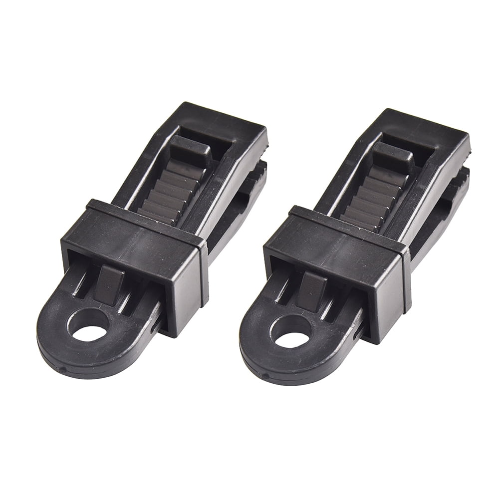 OUNONA 10PCS Windproof Tent Tighten Clamps Outdoor Plastic Fixed Clips ...