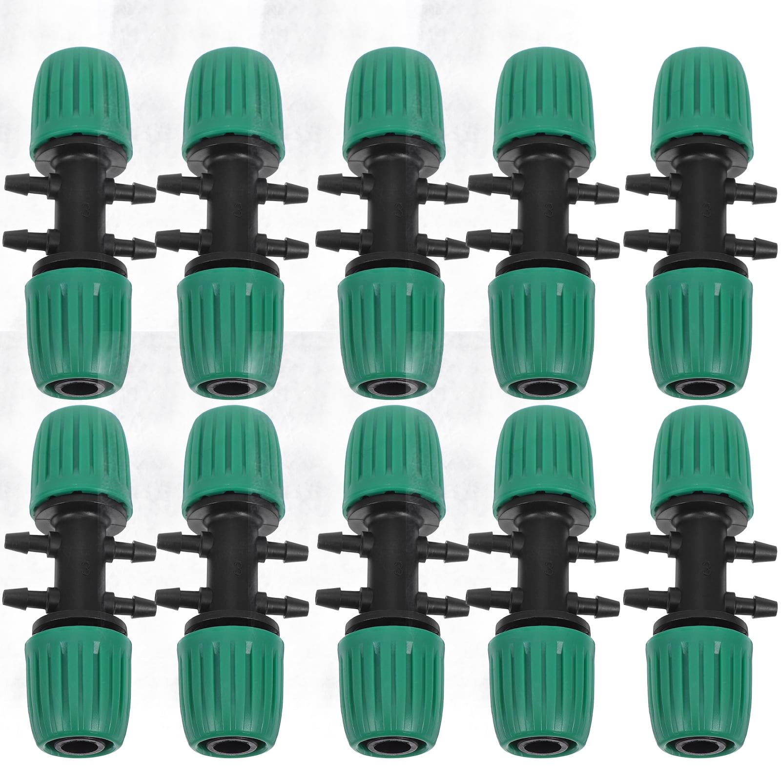 OUNONA 10Pcs Drip Irrigation Fittings for 13mm ID/4mm ID to 16mm PE ...