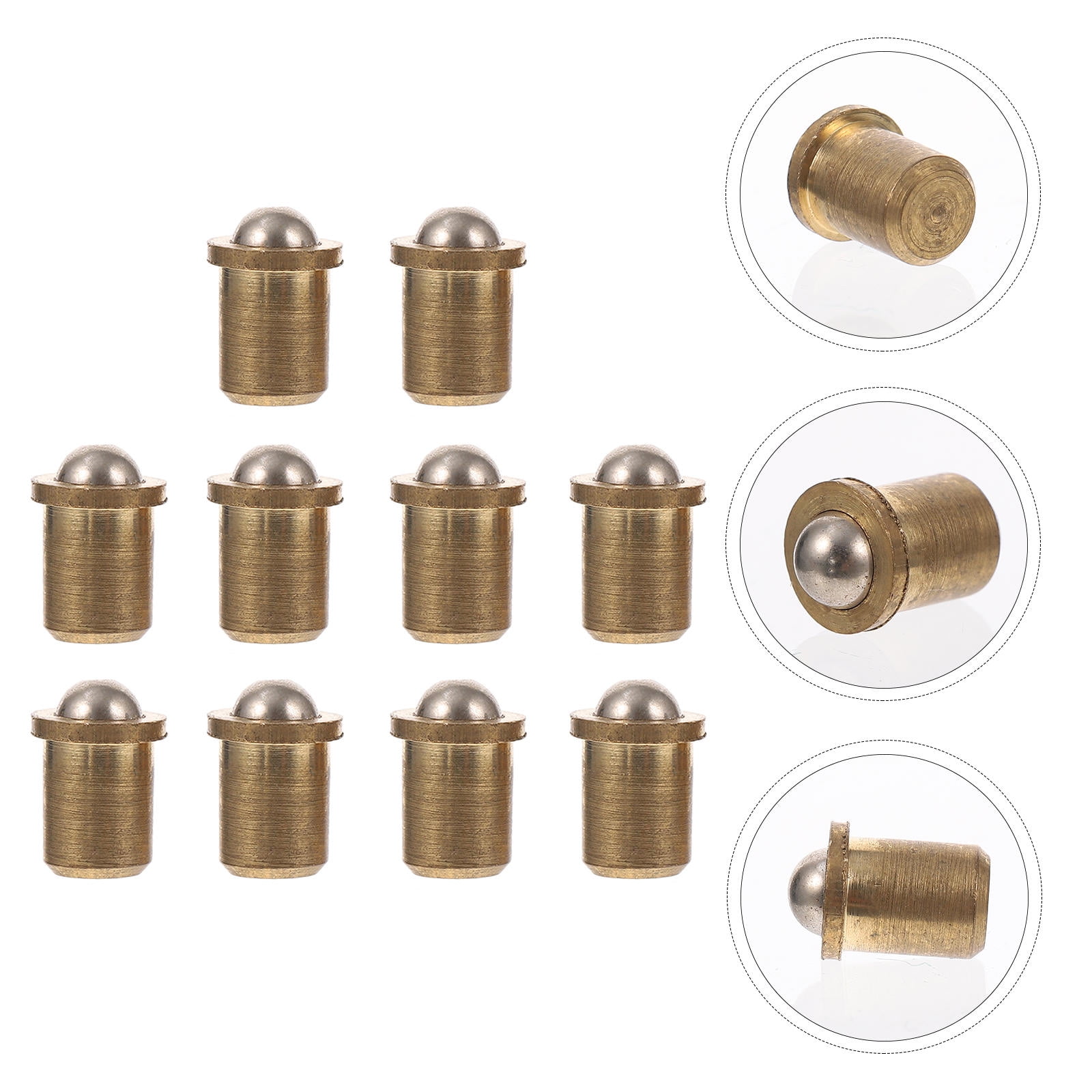 OUNONA 10Pcs Durable Copper Ball Latch for Door Jamb with Spring Loaded ...