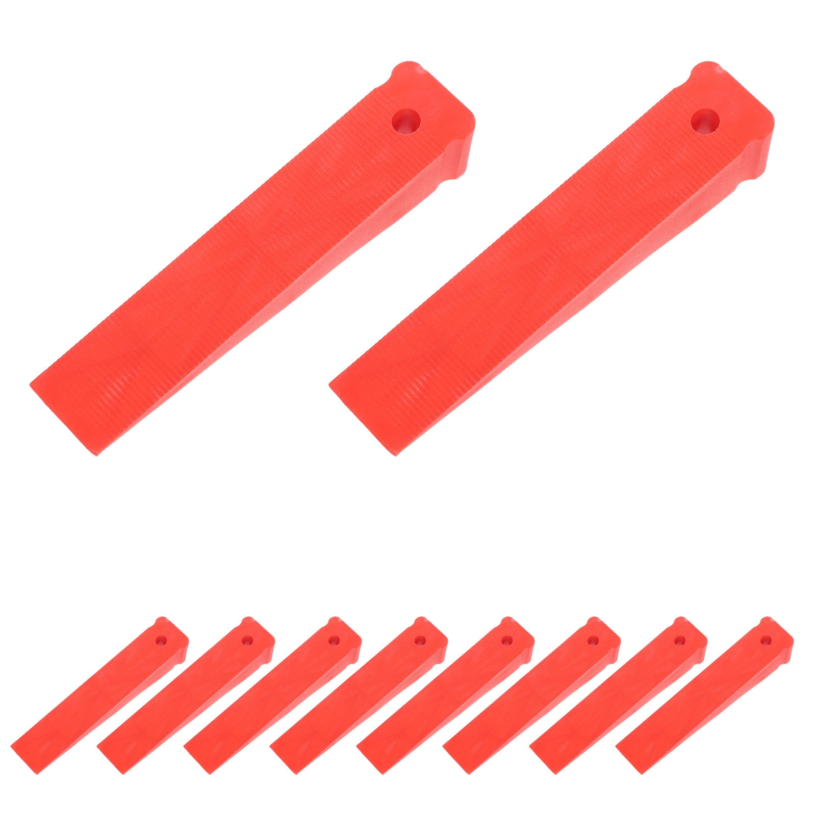 OUNONA 10Pcs Red Plastic Door Frame Shims Stackable Leveling Wedges for ...