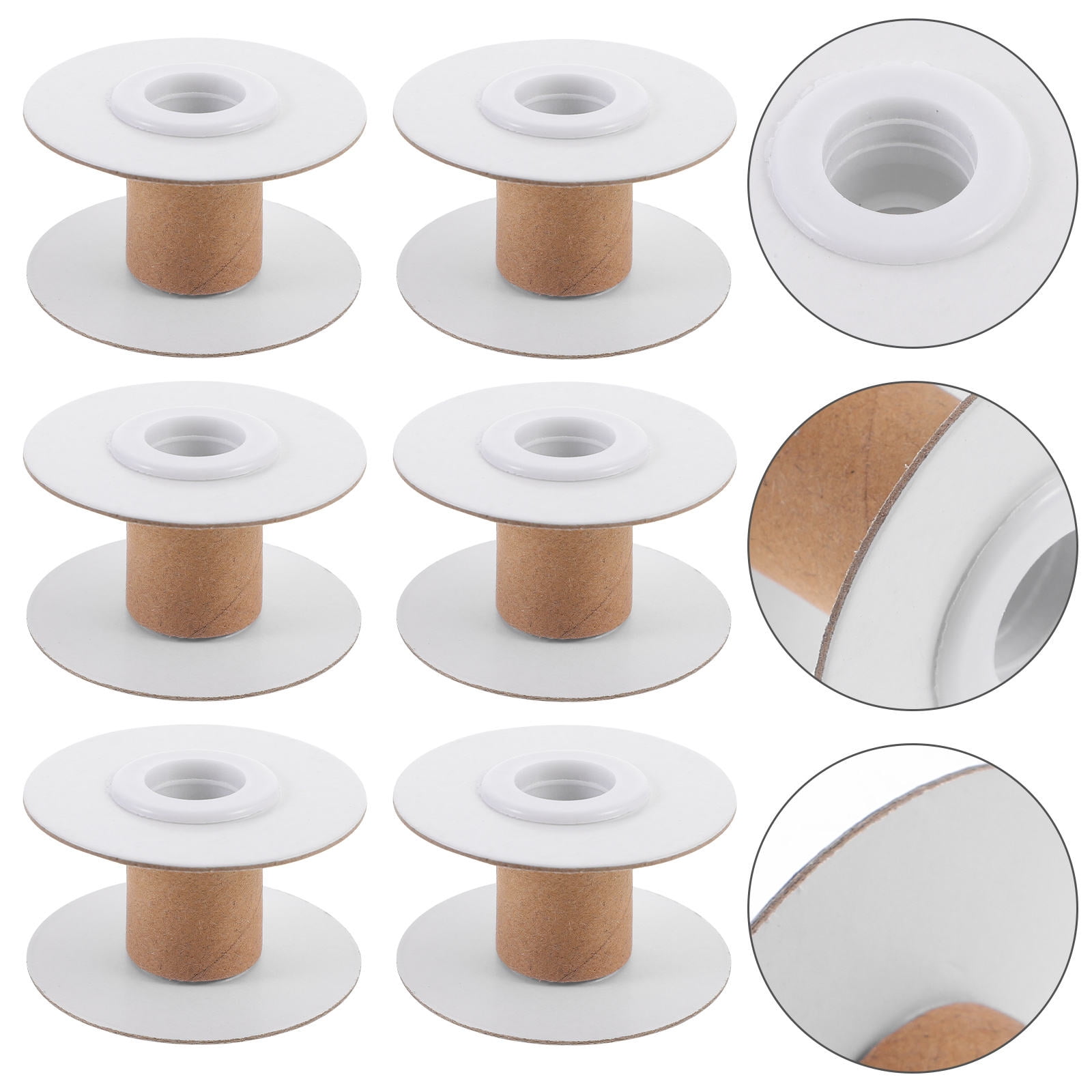 OUNONA 10Pcs Practical Weaving Bobbins Multi Color Paper Spools for DIY ...