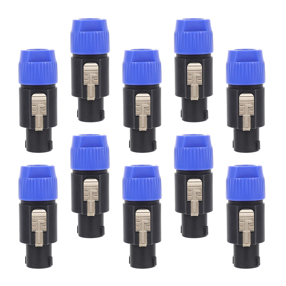 OUNONA 10Pcs Professional Plastic Plugs Audio Speaker Terminal ...