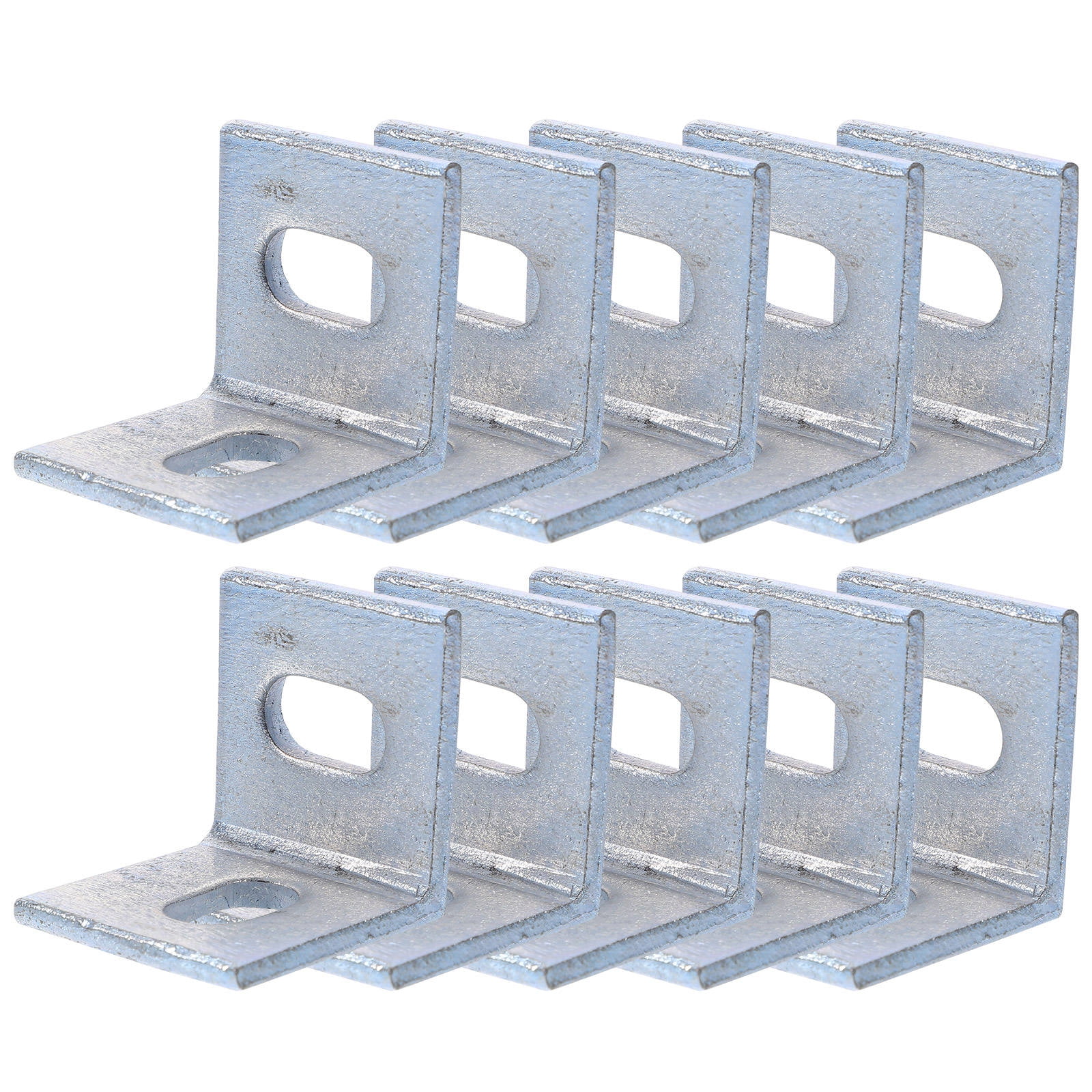 OUNONA 10Pcs Right Angle Corner Brackets Metal Corner Braces Galvanized ...