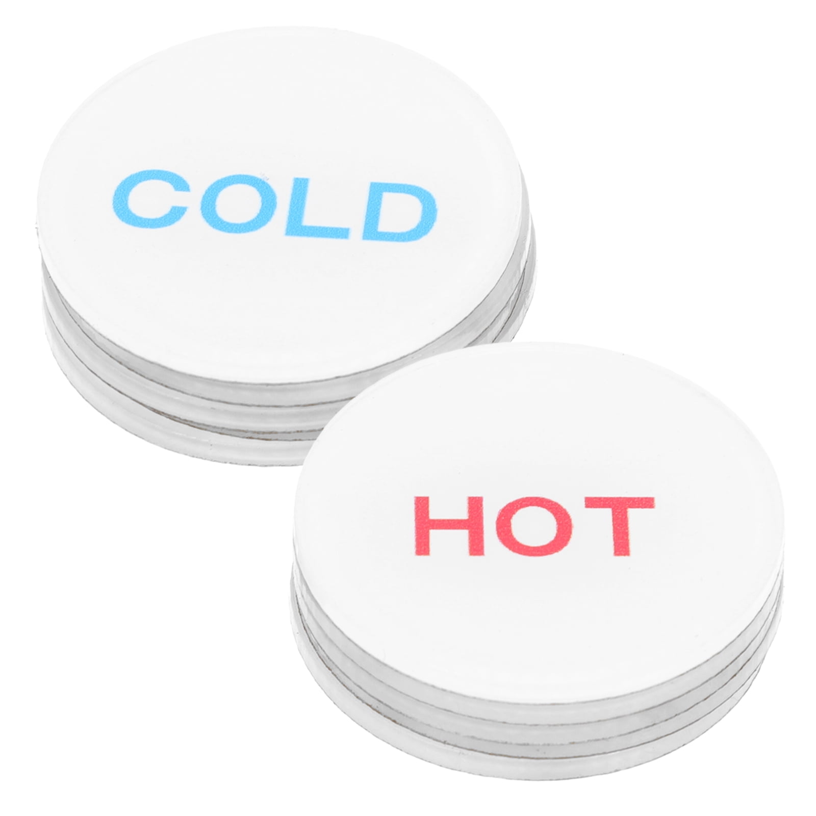 OUNONA 10pcs Acrylic Hot and Cold Water Signs for Hotel Bathrooms Hotel ...