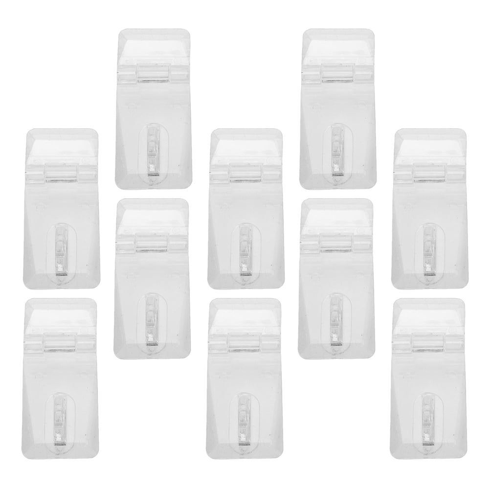 OUNONA 10pcs Acrylic Mini Hinge Clear Acrylic Hinges Hasp with Lock ...