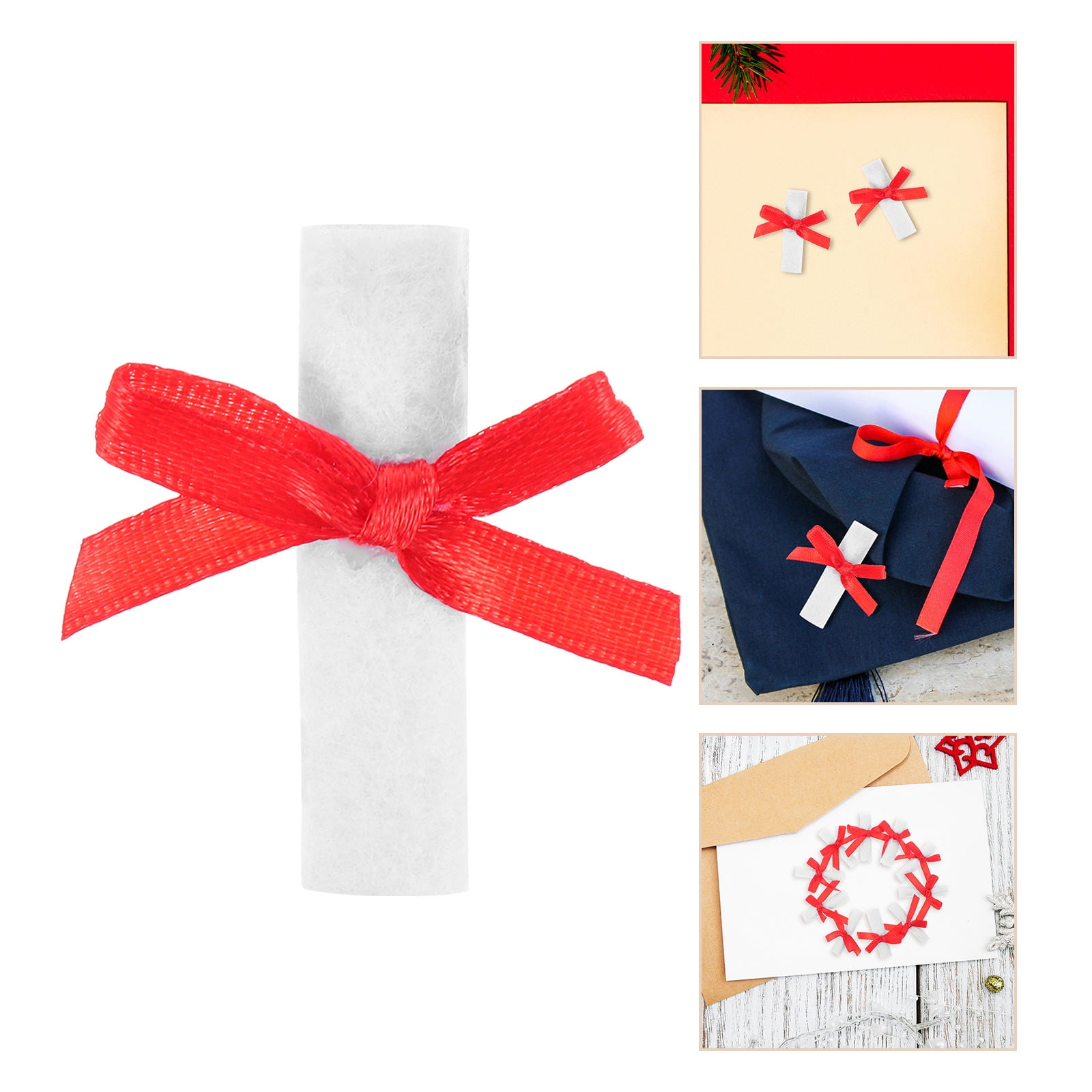 OUNONA 10pcs Adorable Graduation Doll Decor Mini Graduate Certificate ...