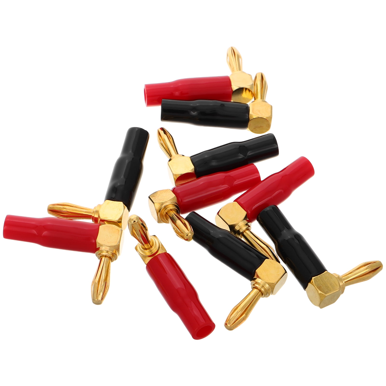 OUNONA 10pcs Banana Plug Socket Speaker Banana Plug Locking Banana ...