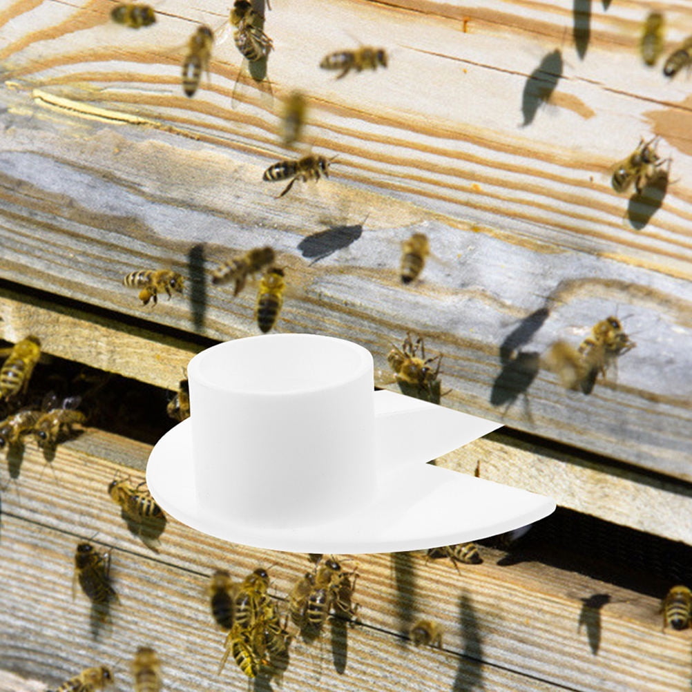 OUNONA 10pcs Bee Feeders for Hives Bee Waterer for Feeding Beekeeping ...