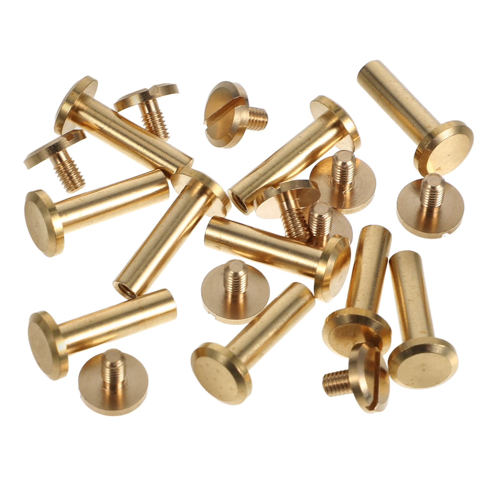 OUNONA 10pcs Binding Screw Scrapbook Extender Post Belt Buckle Binding ...
