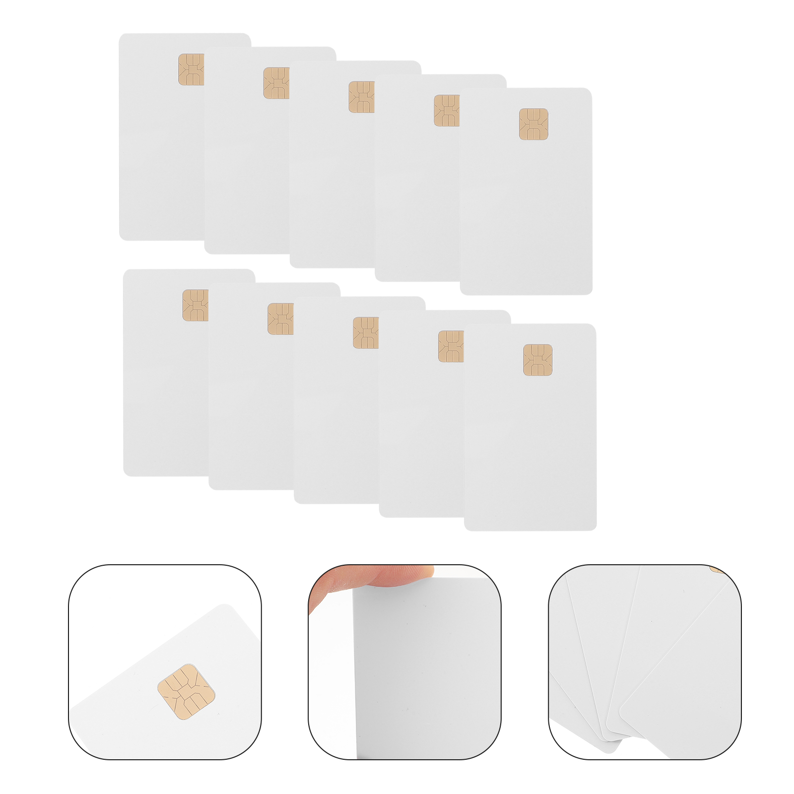 OUNONA 10pcs Blank Card Replacement Blank Smart IC Card For Access ...