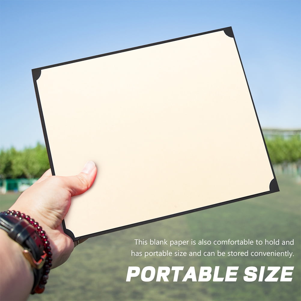 OUNONA 10pcs Blank Certificate Paper A4 Diploma Paper Academic Award ...