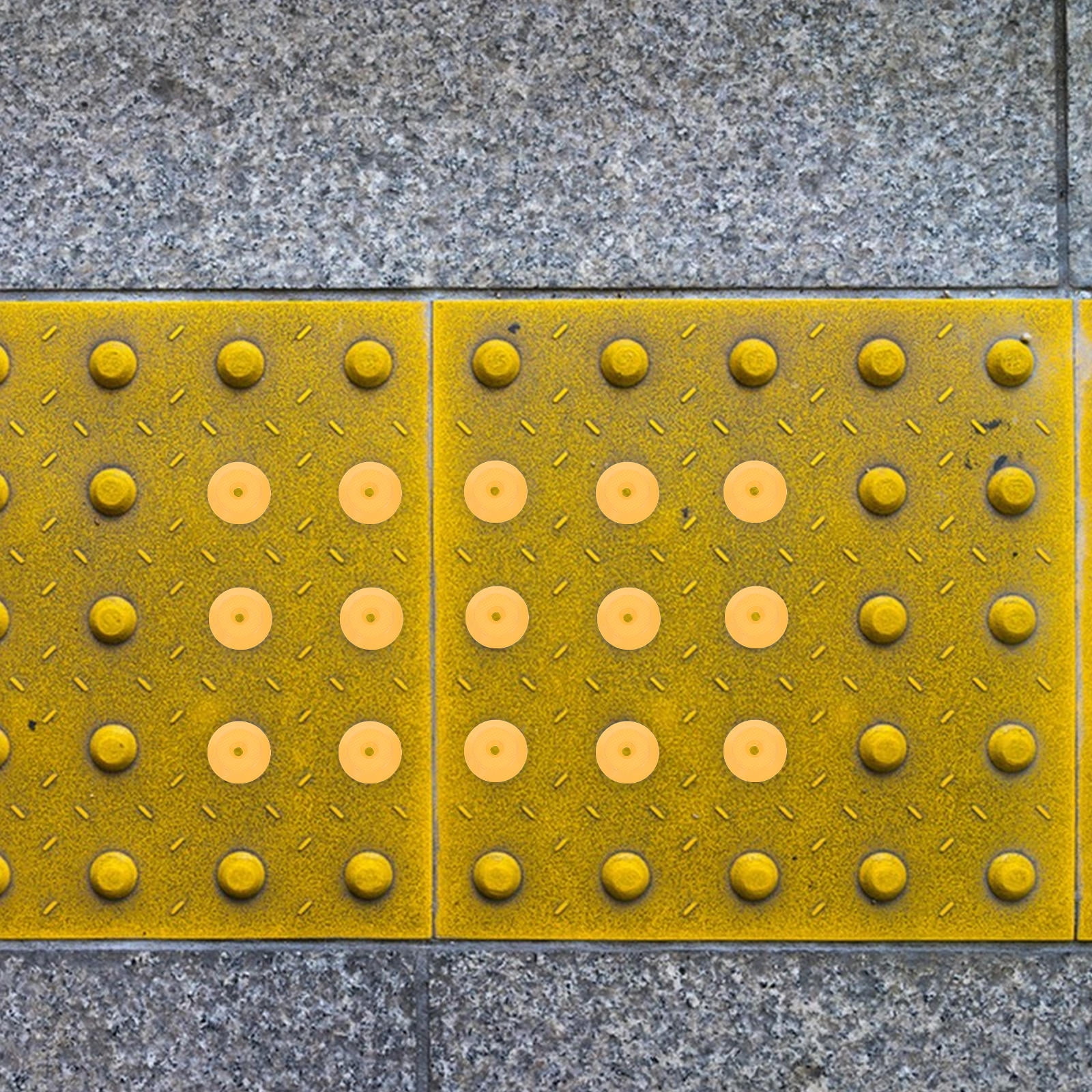 OUNONA 10pcs Blind Sidewalk Nails For Pathway Tactile Sensory Studs ...