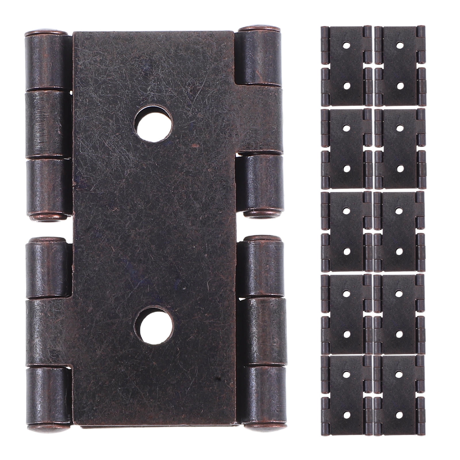 OUNONA 10pcs Bronze Double Hinges Iron Retro Style Folding Screen Gate ...