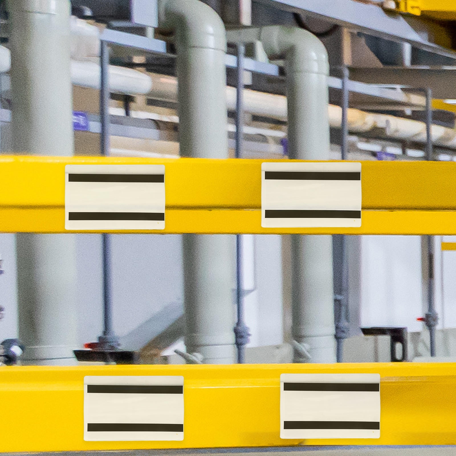 OUNONA 10pcs Card Holders Label Holders Clip Shelf Labels Holder Name ...