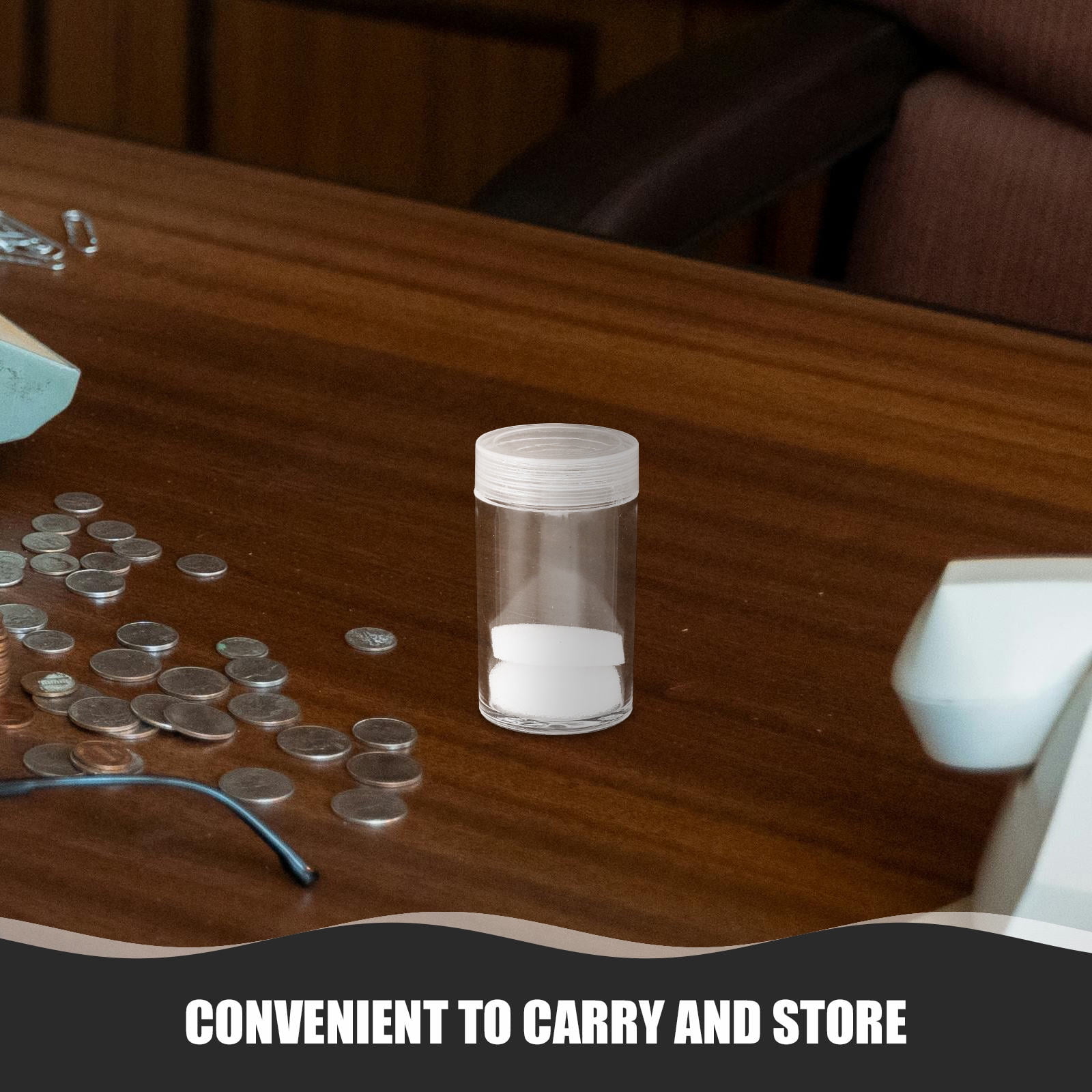 OUNONA 10pcs Collection Storage Tubes Airtight Storage Money Tube ...