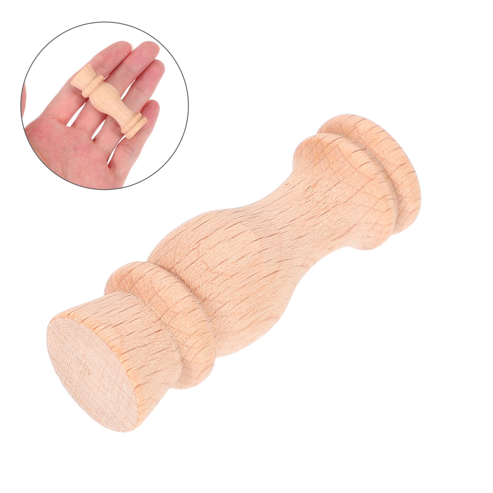 OUNONA 10pcs Craft Wood Spindles Unfinished Decorative Columns Wood ...