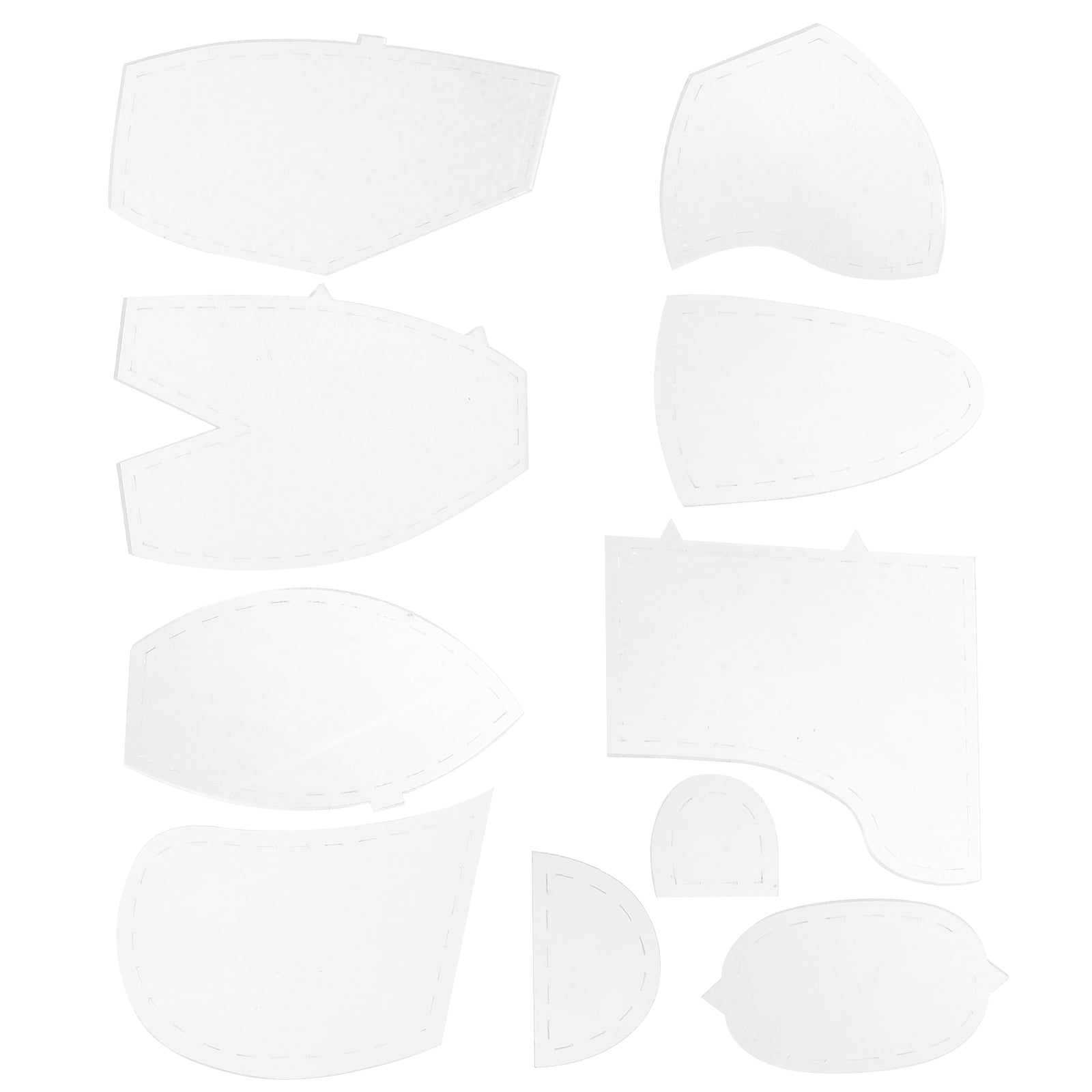 OUNONA 10pcs Handicraft Making Templates Plush Toy Making Templates ...