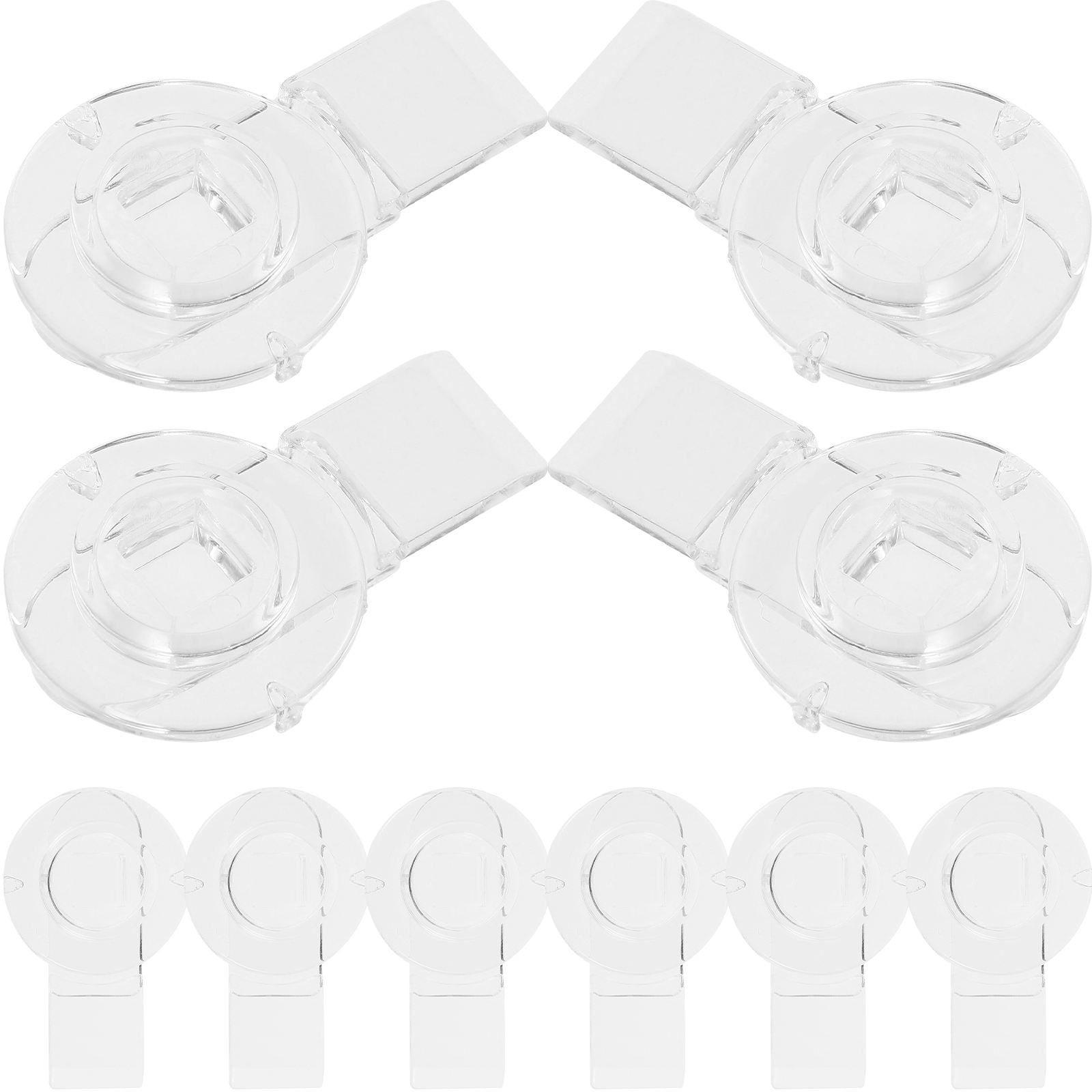 OUNONA 10pcs Hinge Lock Clear Hinge Hasp Buckle Box Hinge Lock Proof ...