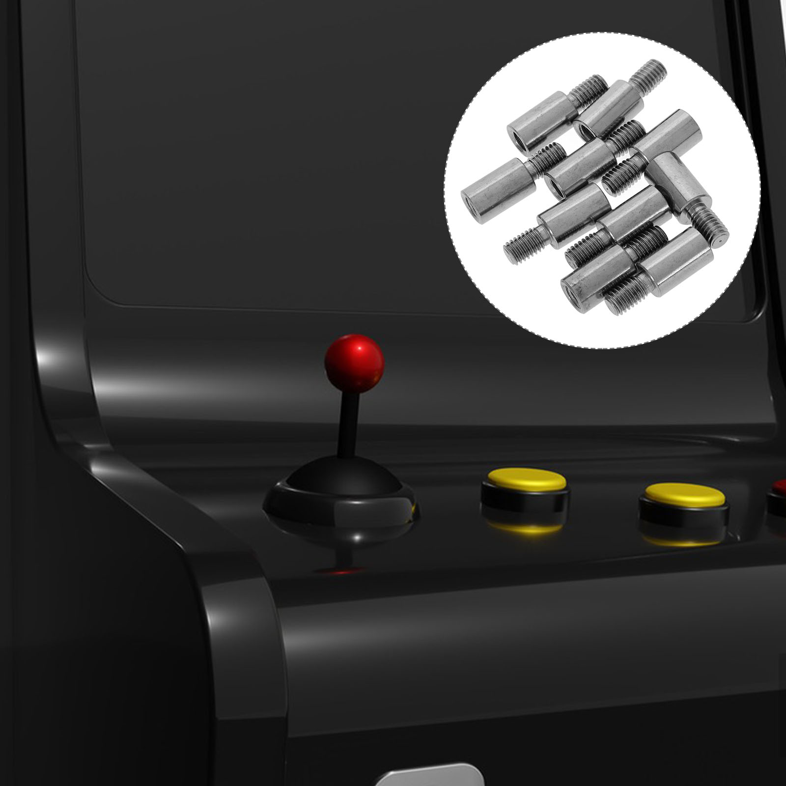 OUNONA 10pcs Joystick Handle Extension Kit 1.5cm Joystick Shaft ...