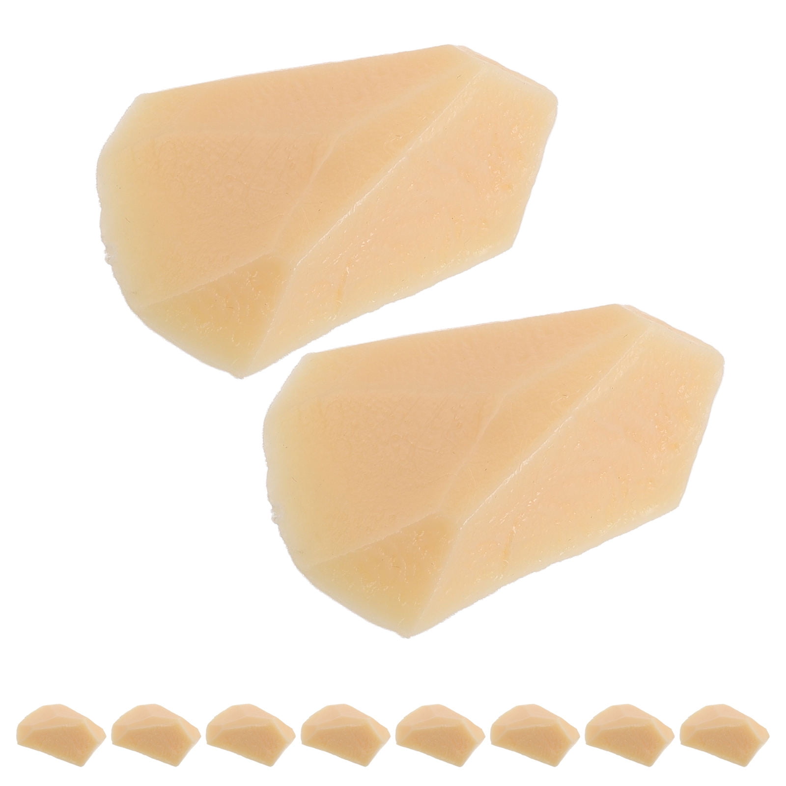 OUNONA 10pcs Lifelike Potato Chunks Models Realistic Fake Potatoes for ...