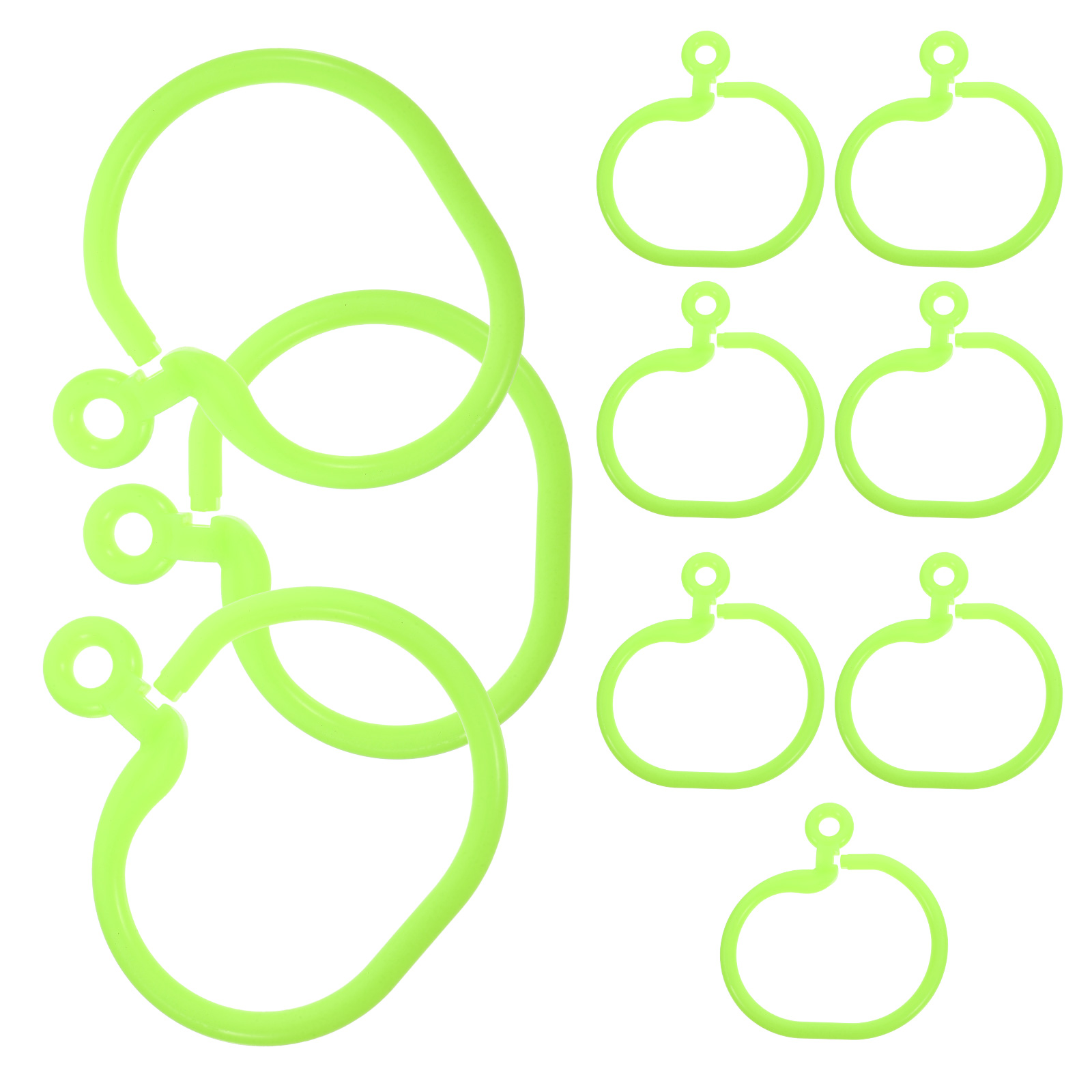 OUNONA 10pcs Livestock Nose Ring Plastic Cow Nose Ring Cow Nose Weaner ...