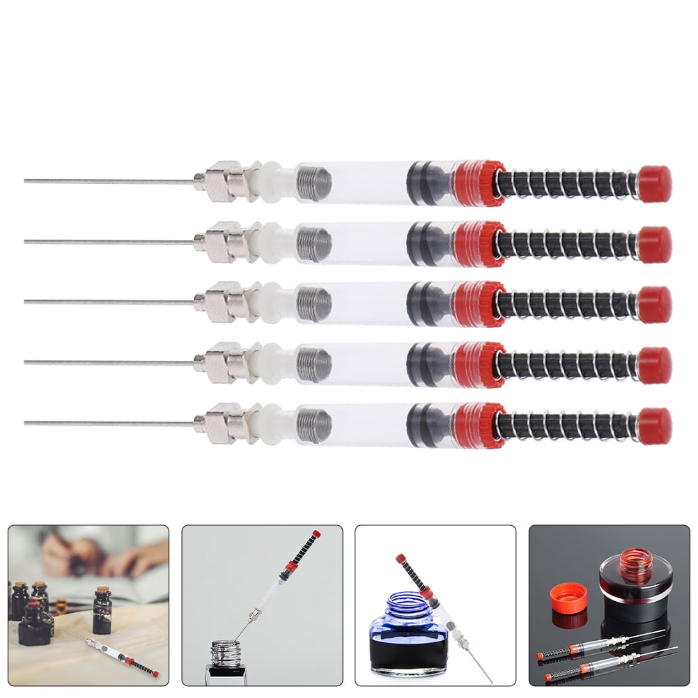 OUNONA 10pcs Pen Ink Filler Fountain Pen Ink Absorber Ink Filling Tool ...