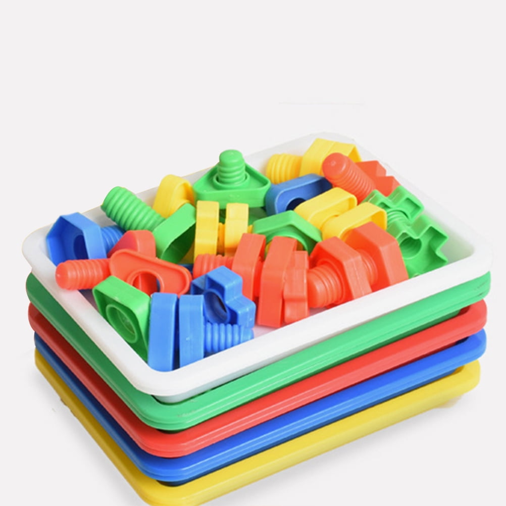 OUNONA 10pcs Plastic Art Trays Activity Organizer Tray Plastic Serving ...