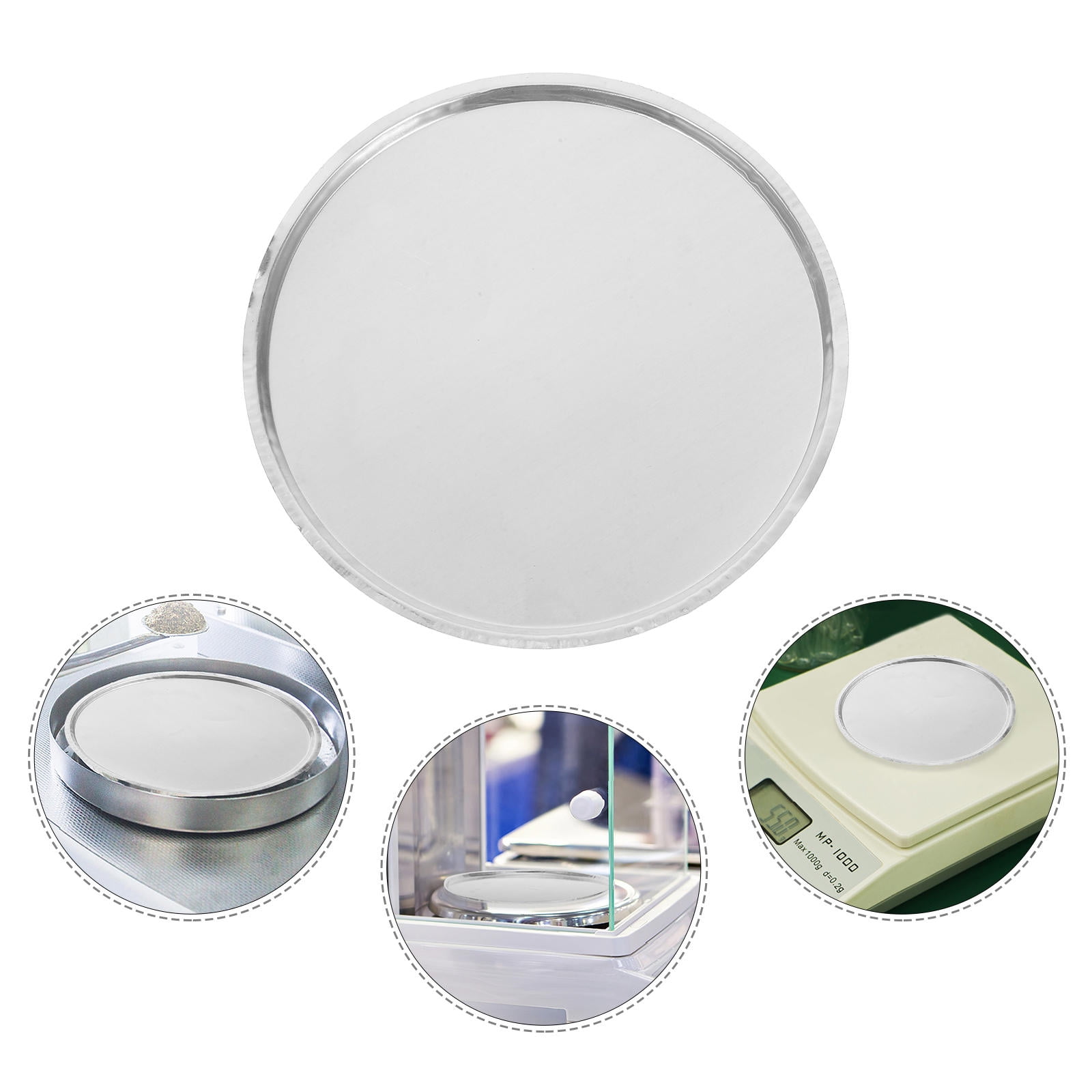 OUNONA 10pcs Shallow Weighing Containers 50ml Laboratory Weighing ...