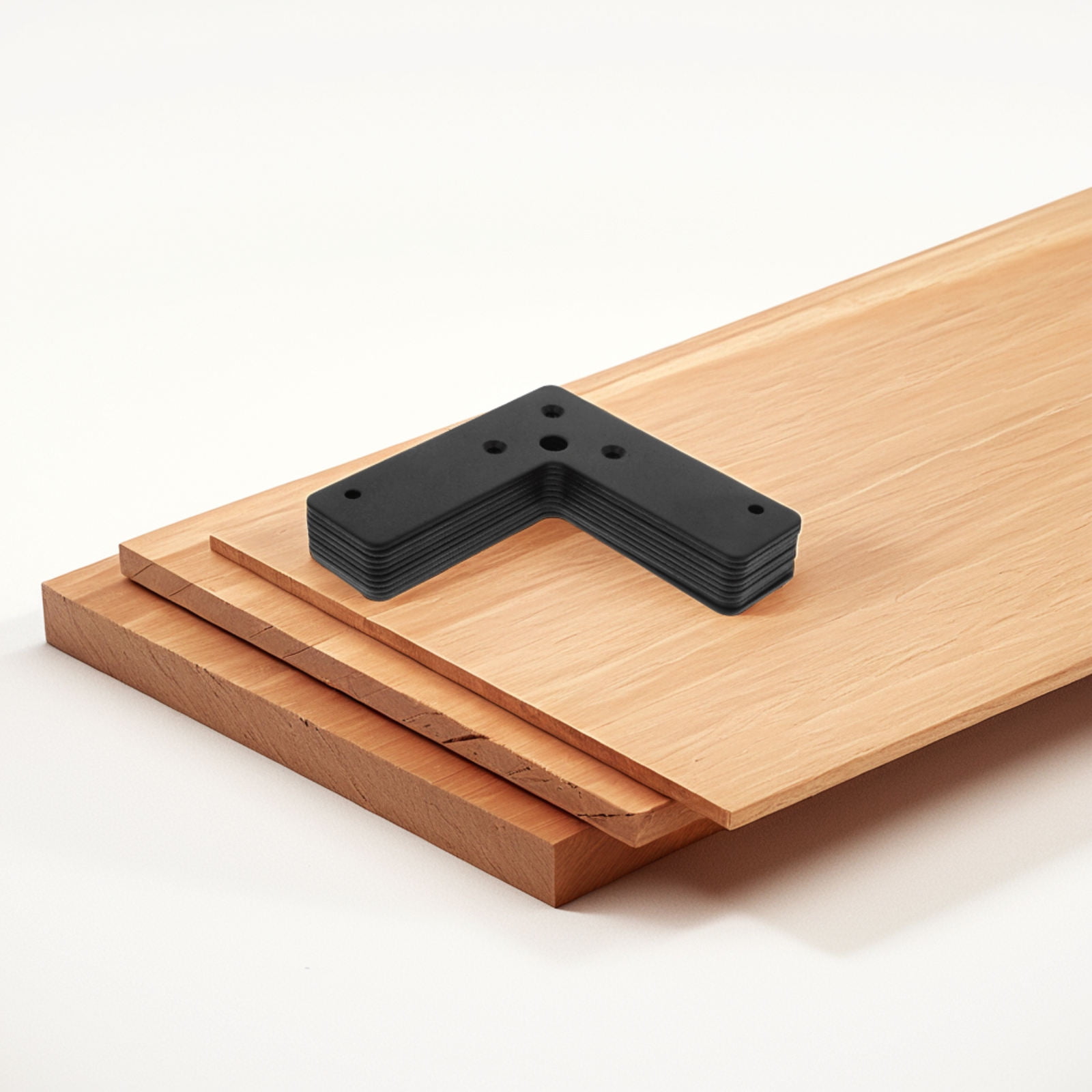 OUNONA 10pcs Stainless Steel L Braces L Shape Flat Bracket Flat Corner ...