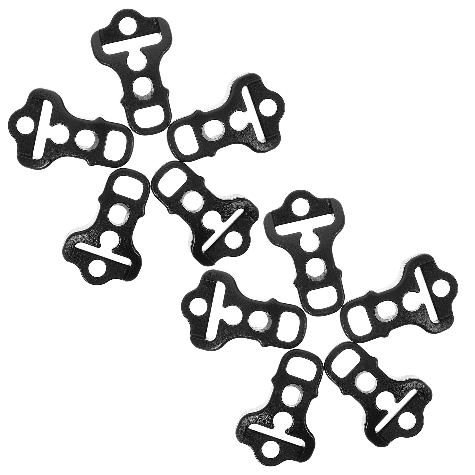 OUNONA 10pcs Tent Rope Fasteners Plastic Tent Cord Buckle Fasteners ...