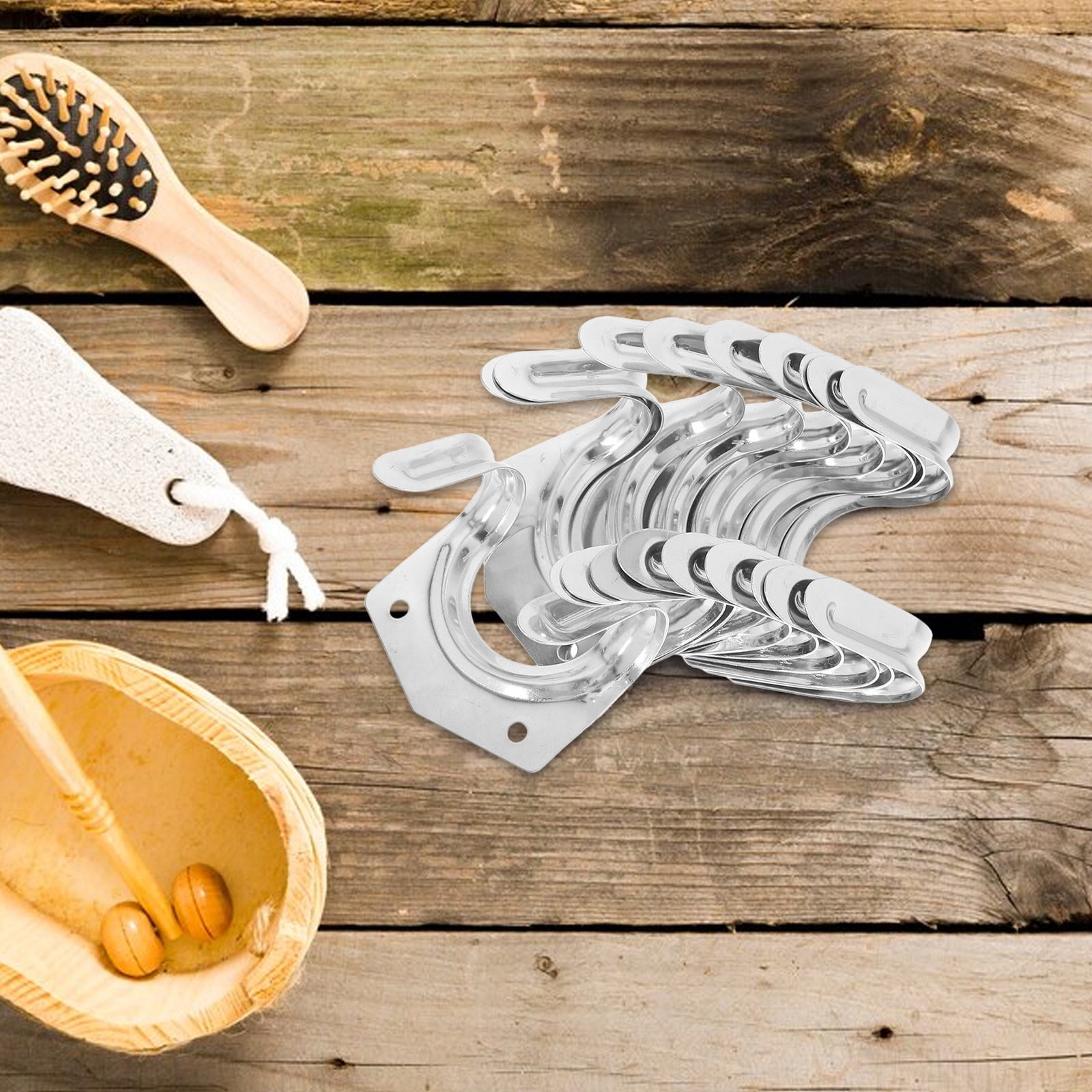 OUNONA 10pcs Tool Hanger Hooks Wall-Mounted Hook Set for Garage Tool ...