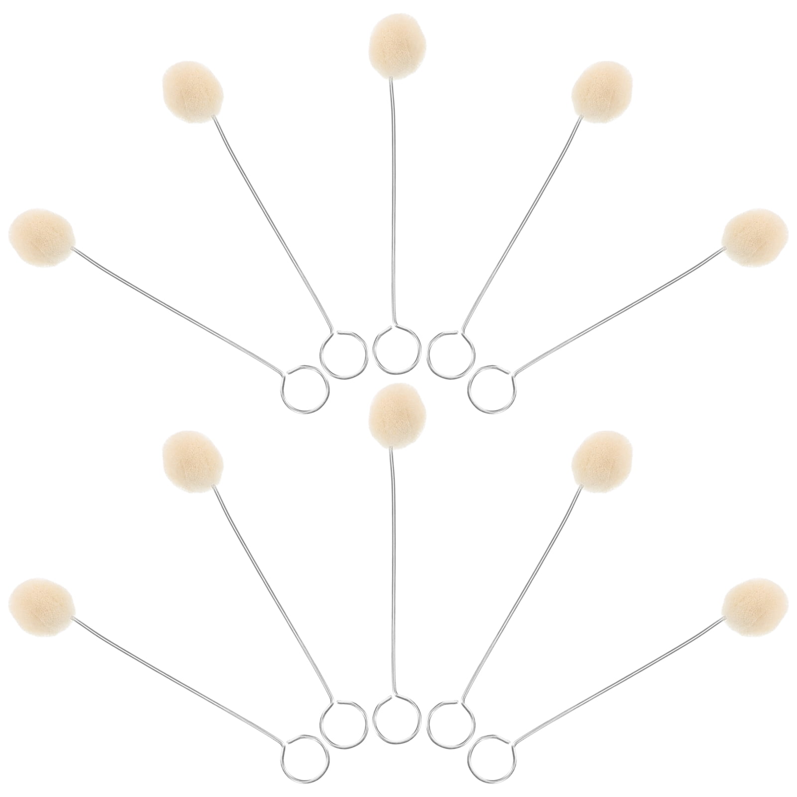 OUNONA 10pcs Wool Daubers Ball Brush Pu Dye Tool Applicator Tool For ...