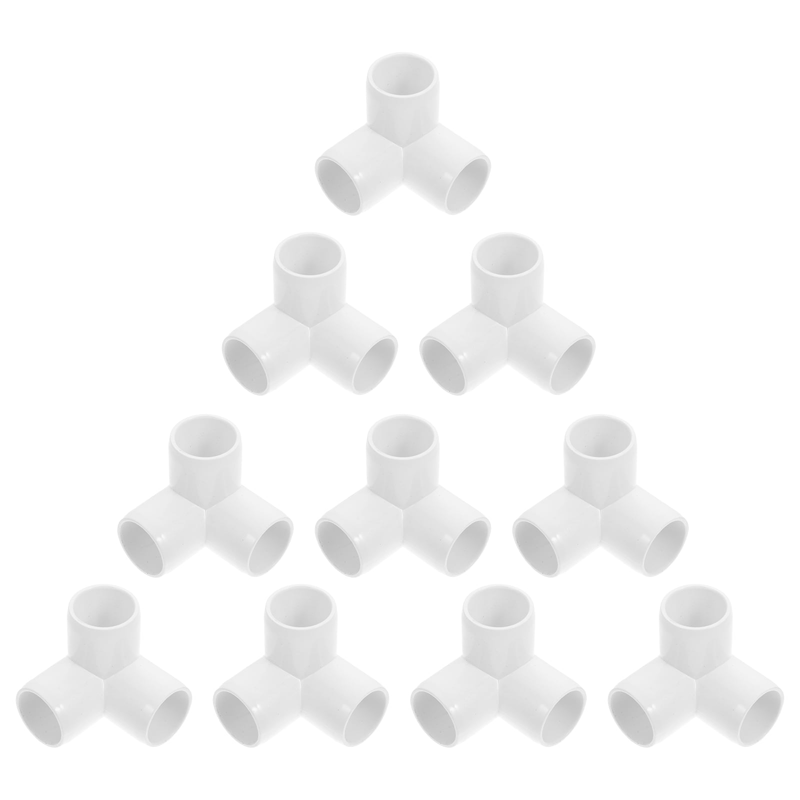 OUNONA 10pcs Y-Shaped Three-Way Connector Pvc Pipe Fittings For ...