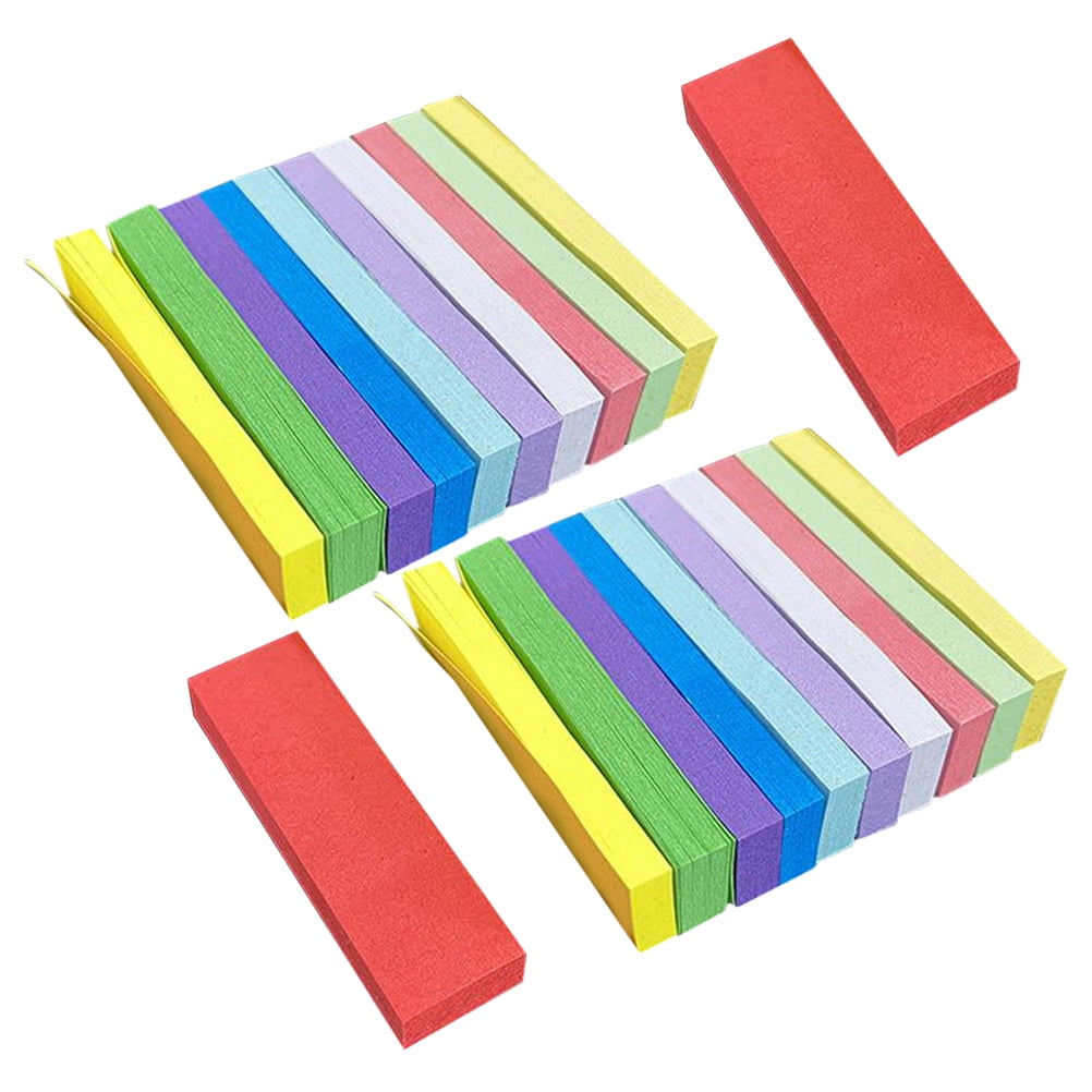 OUNONA 1100pcs Page Markers Sticky Tabs Note Colored Writable Flags ...