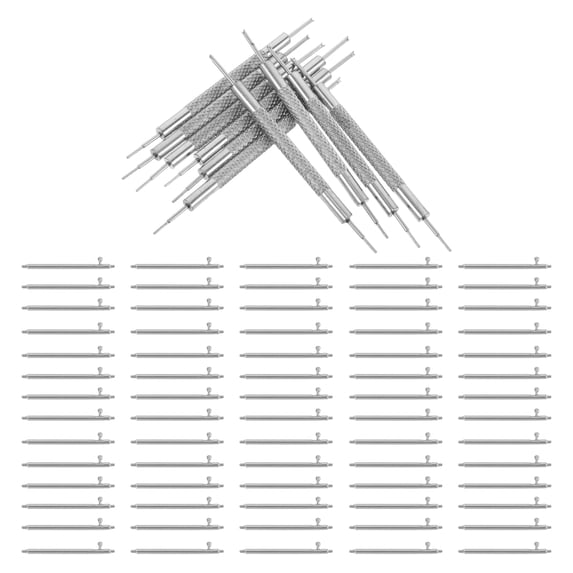 OUNONA 110Pcs Stainless Steel Spring Bar Replacement Pins with Heavy ...