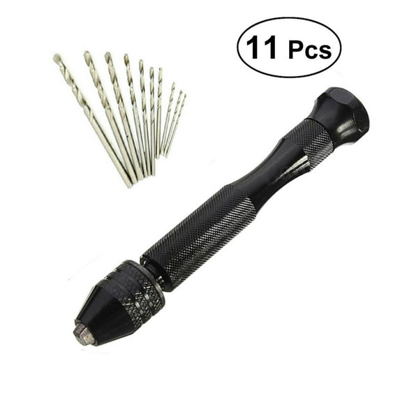 OUNONA 11Pcs Precision Hand Drill Rotary Tool For Watch Making And ...