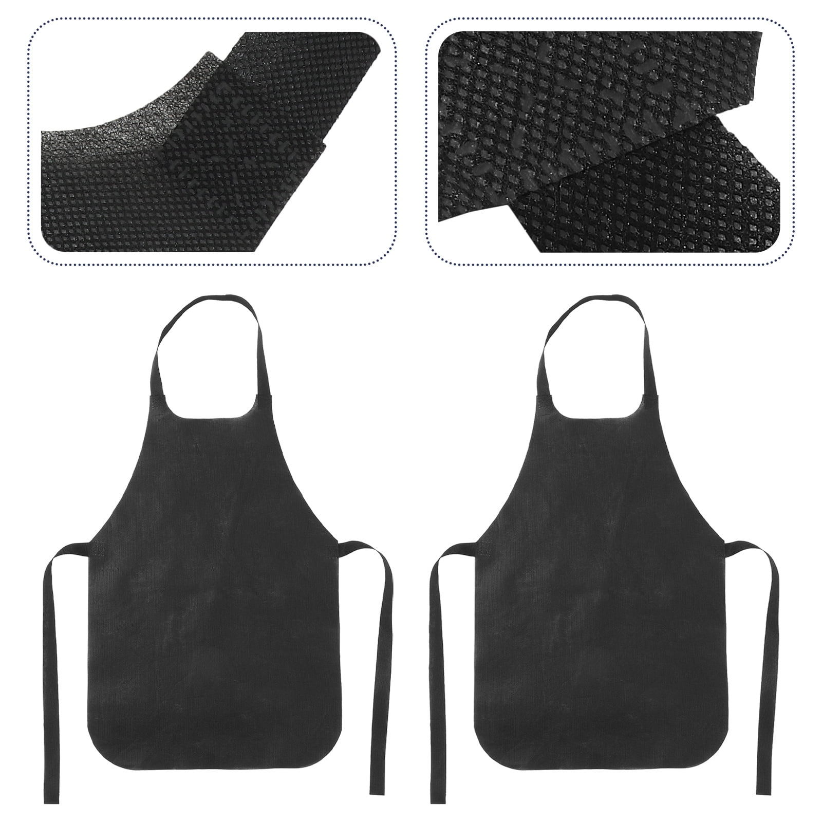 OUNONA 11pcs Aprons Non- woven Hair Cutting Cape Barber Cape Hair Color ...