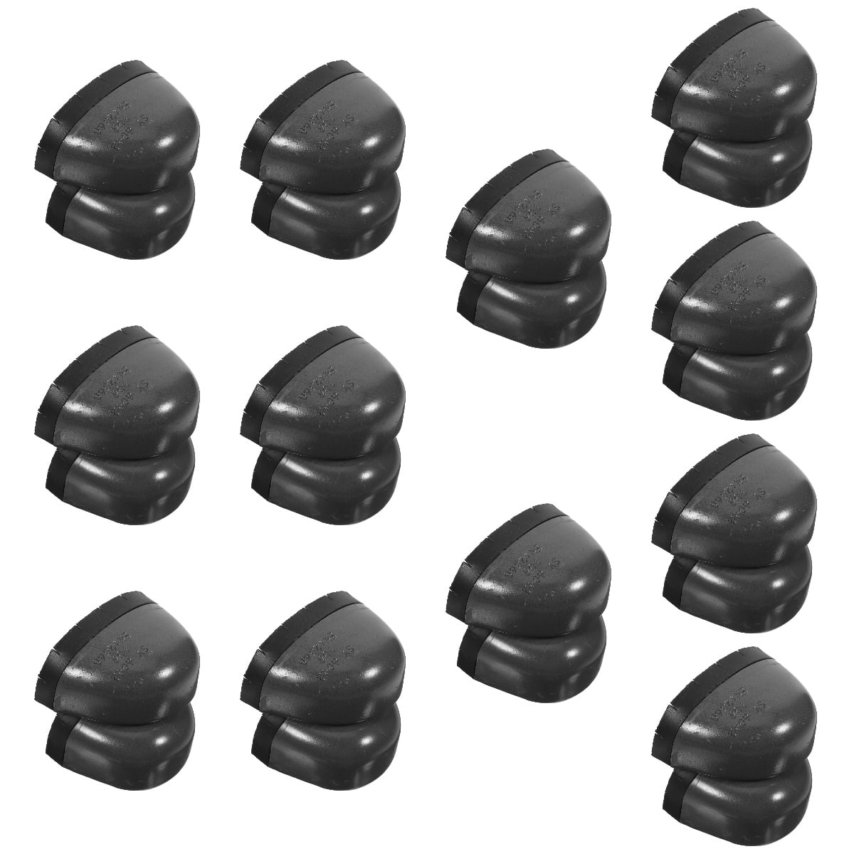 OUNONA 12 Pairs of Safety Shoes Steel Toe Guard Metatarsal Guards Toe ...