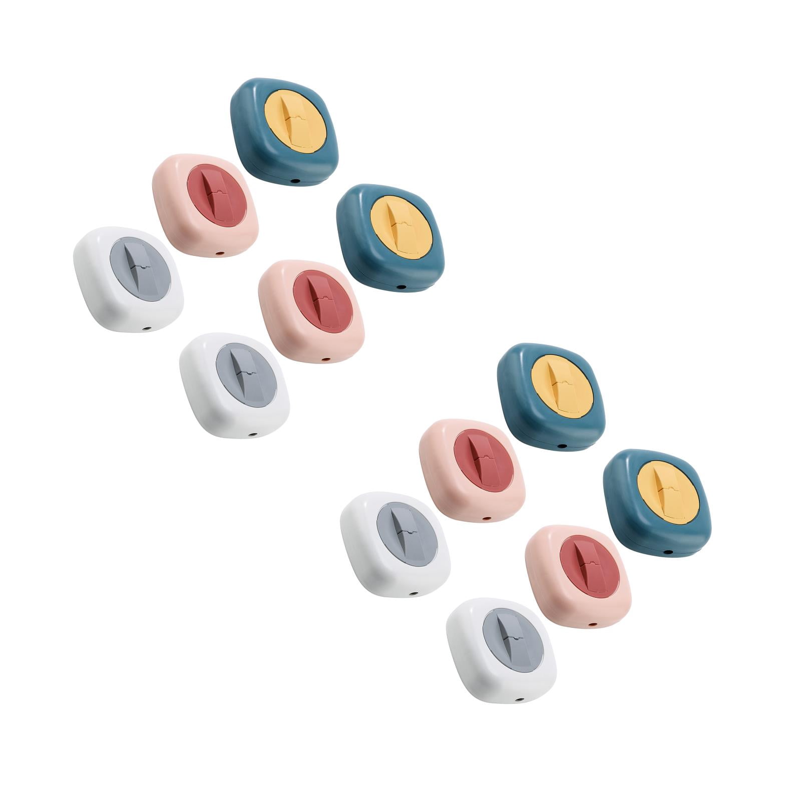 OUNONA 12 Pcs Cable Management Retractable Cord Organizer Cord Case ...