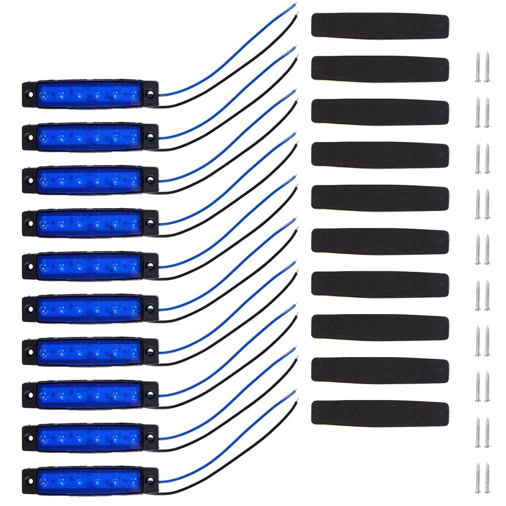 OUNONA 12 Pcs Light Side Lights Water Resistance LED Stop - Walmart.com