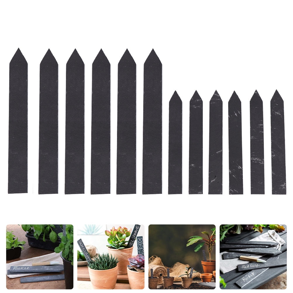 OUNONA 12 Pcs Plant Label Planting Gardening Accessories Nameplate ...