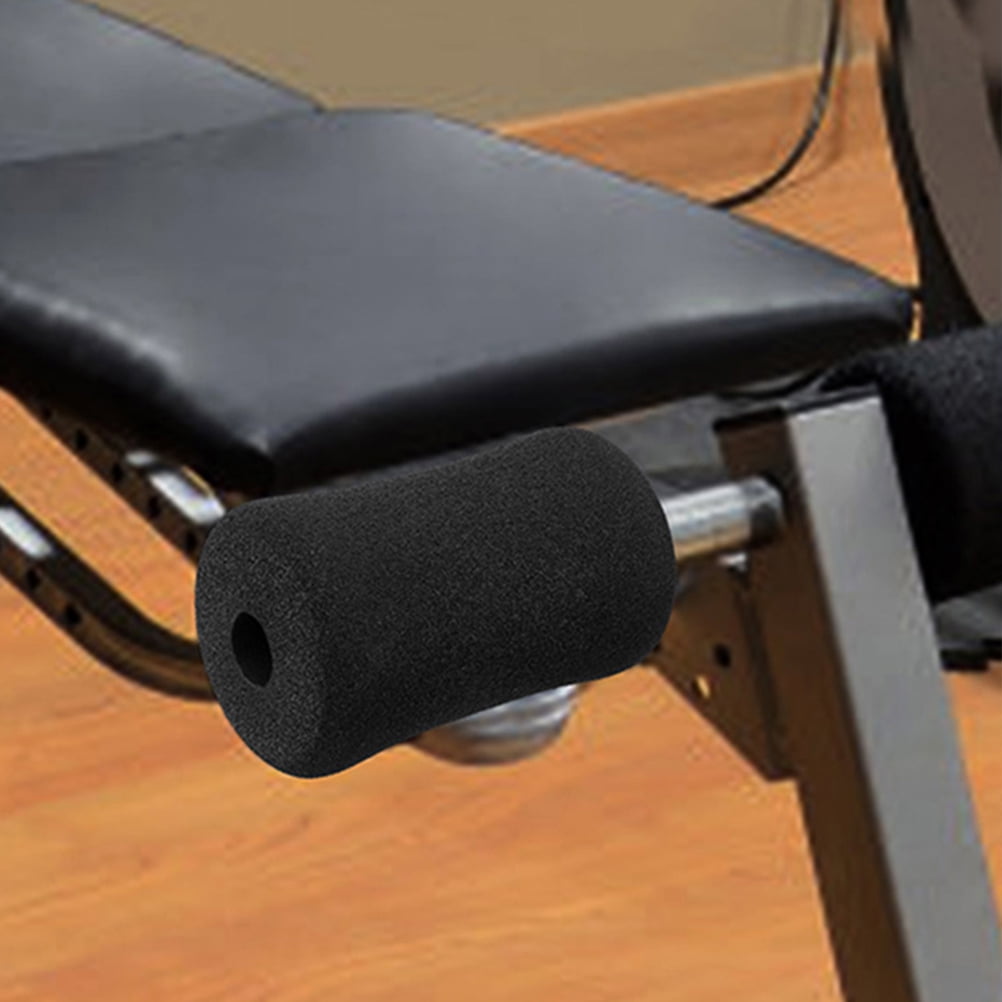 OUNONA 12 Pcs Roller Pad Replacement Leg Extension Machine Cover Black ...