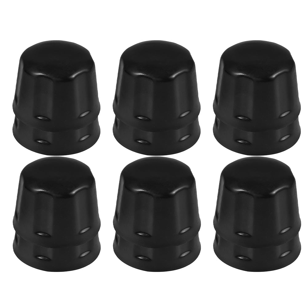 CATIEBYE Wheel Hub Caps Black Rubber 12pcs for ATV Rims and Wheels ...