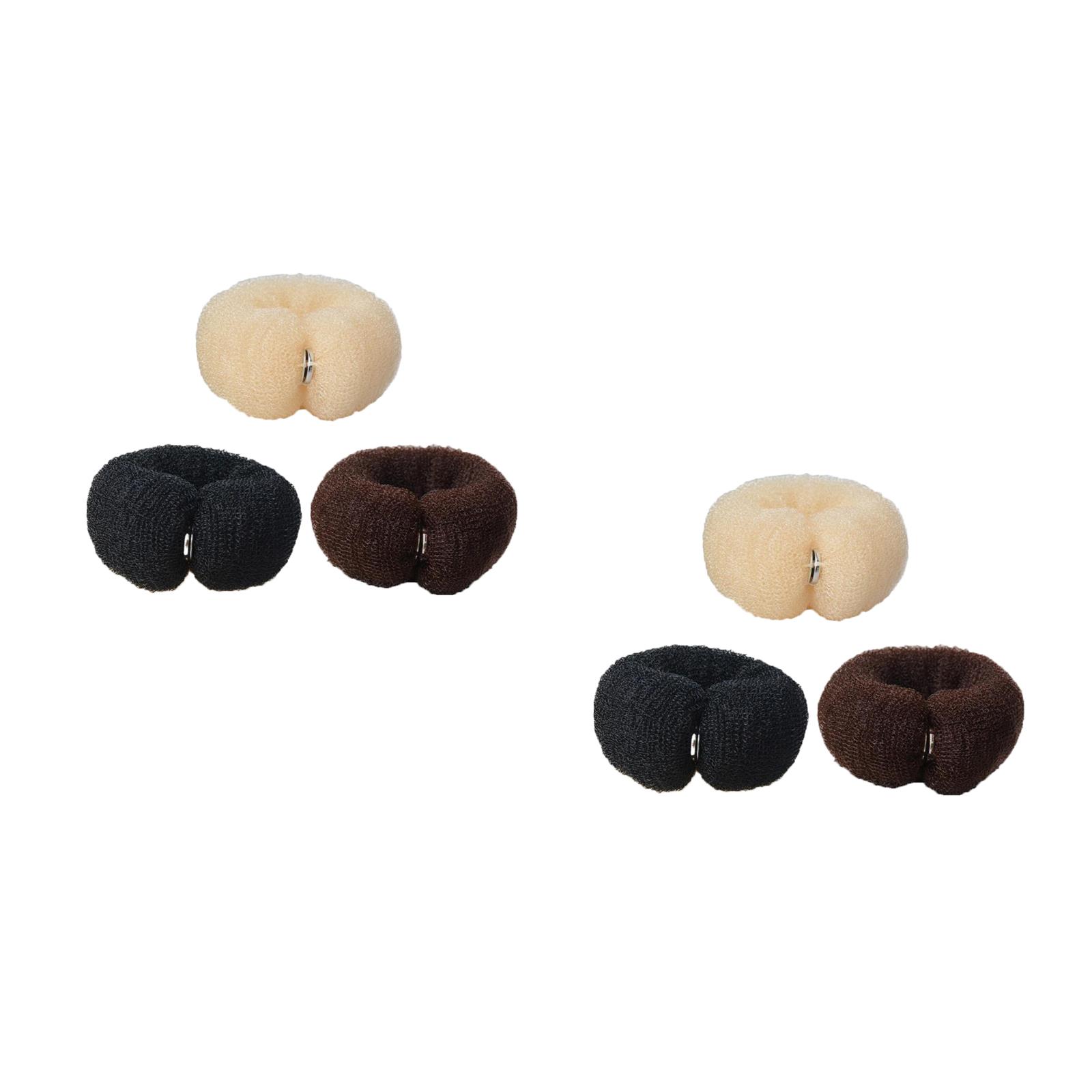 OUNONA 12 Pcs Women Donut Bun Making Hair Style Tool Long Girl Donut ...