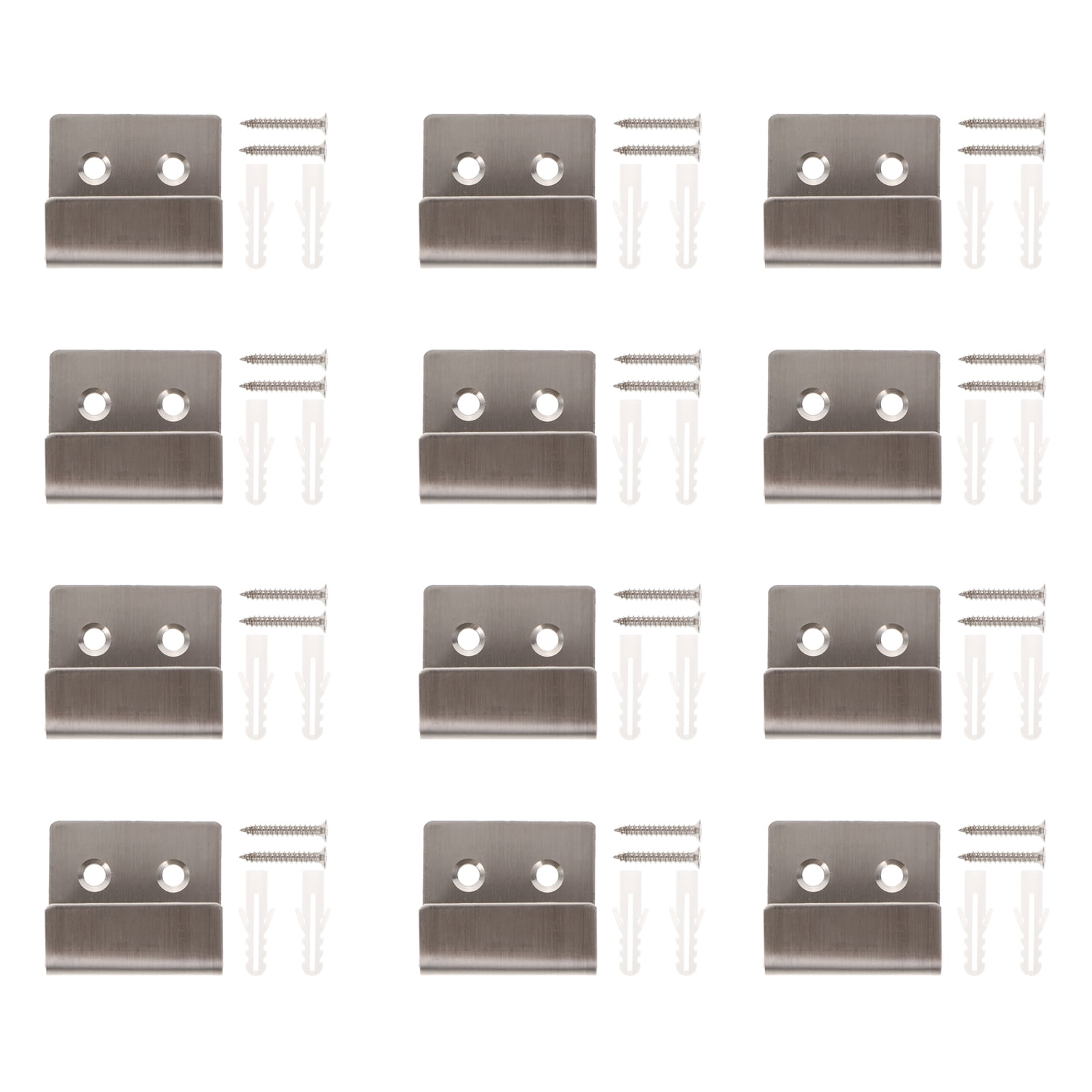 OUNONA 12 Sets Hooks Wall Tile Hanger Tile Wall Hanging Bracket 4X1.5CM ...