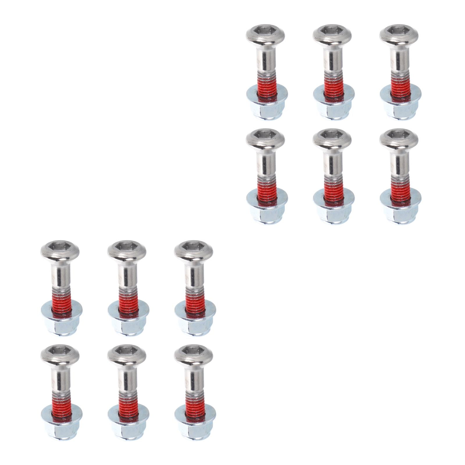 OUNONA 12 Sets Sprocket Bolt And Nut Kit Heavy Duty Metal Bolt ...