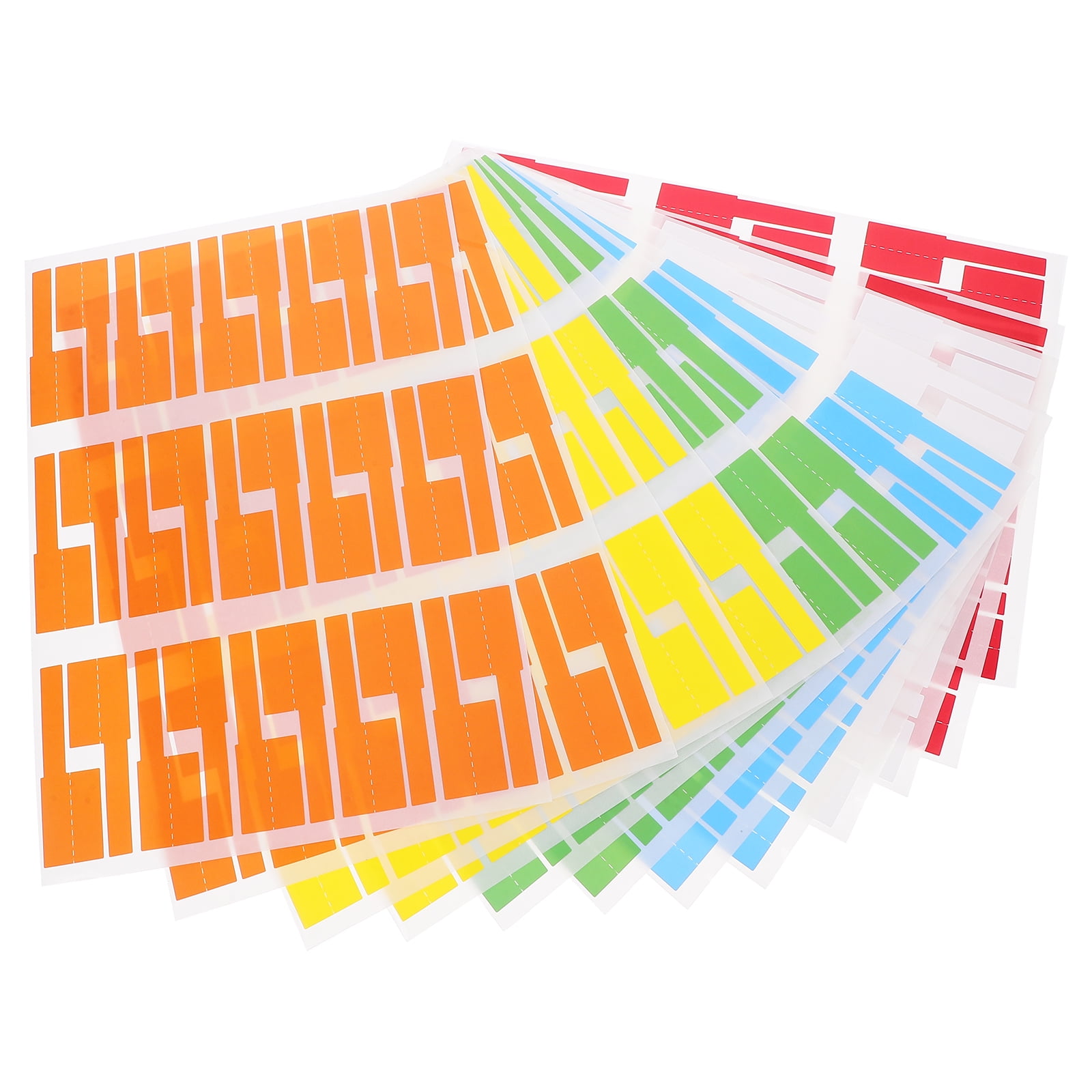 OUNONA 12 Sheets Network Cable Labels Wire Ties Wireless Cord Sticker ...