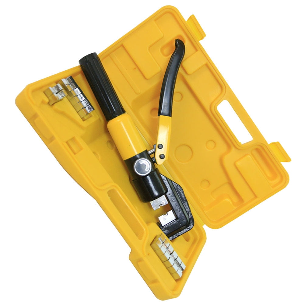 OUNONA 12 Tons Hydraulic Wire Battery Cable Lug Terminal Crimper ...