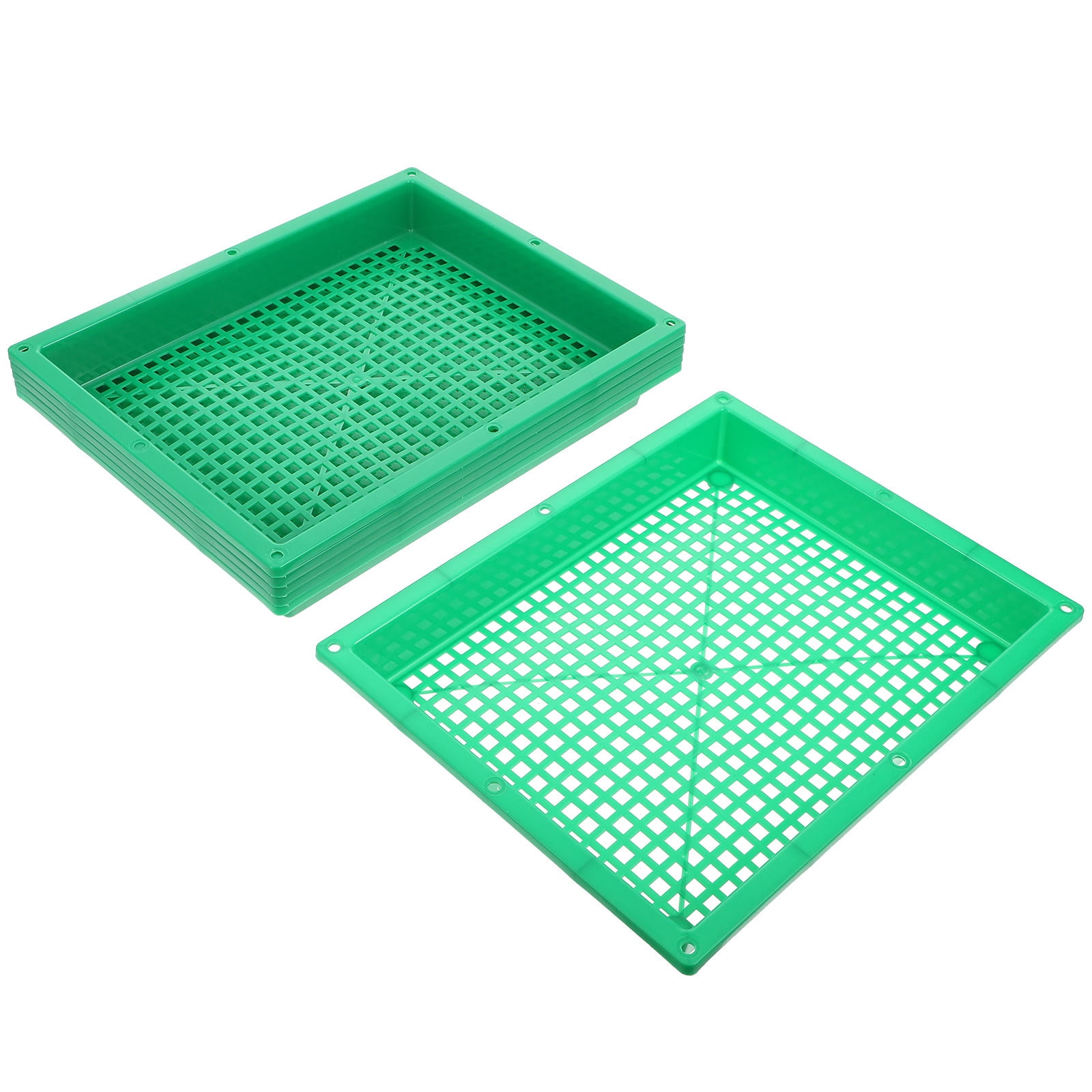 OUNONA 12 pcs Plant Growing Trays Planting Germination Plates for ...